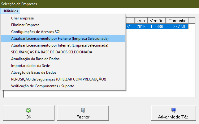 ELSIF | Procedimentos de Atualização
